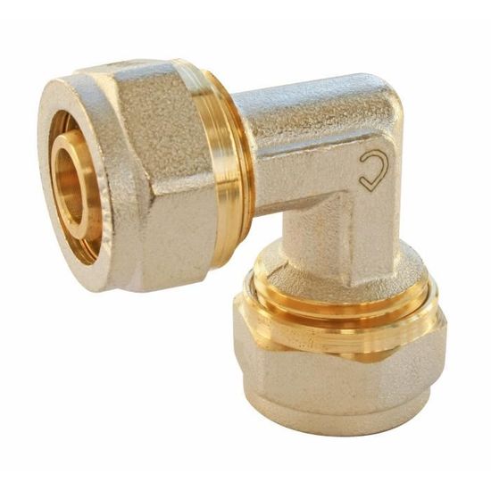 Coude égal à compression Multicouche - SOMATHERM FOR YOU - Ø 20 - Cdiscount Bricolage