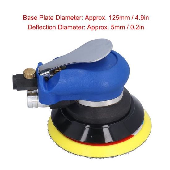 XIJ Ponceuse pneumatique orbitale 5 pouces avec aspiration pour ...