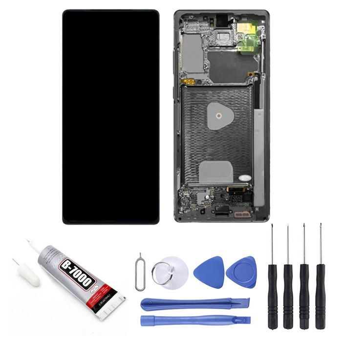Visiodirect® Ecran vitre + LCD sur chassis pour Samsung Galaxy note 20 ...