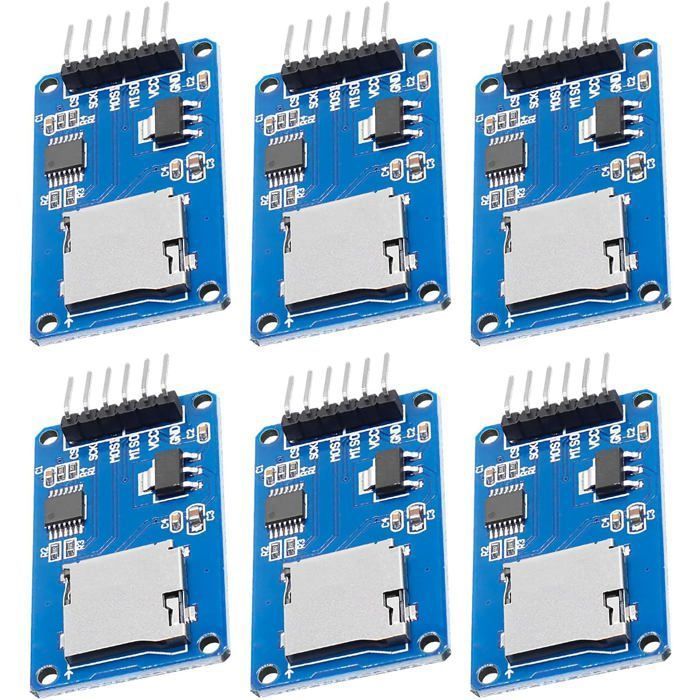 Module De Carte Sd Tf - Lecteur De Carte Spi - Mémoire Sd Tf - Module ...
