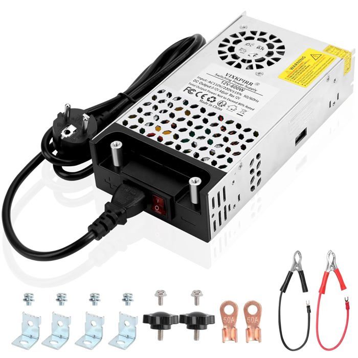 Alimentation DC 12V 50A 600W Alimentation Convertisseur pour appareils ...