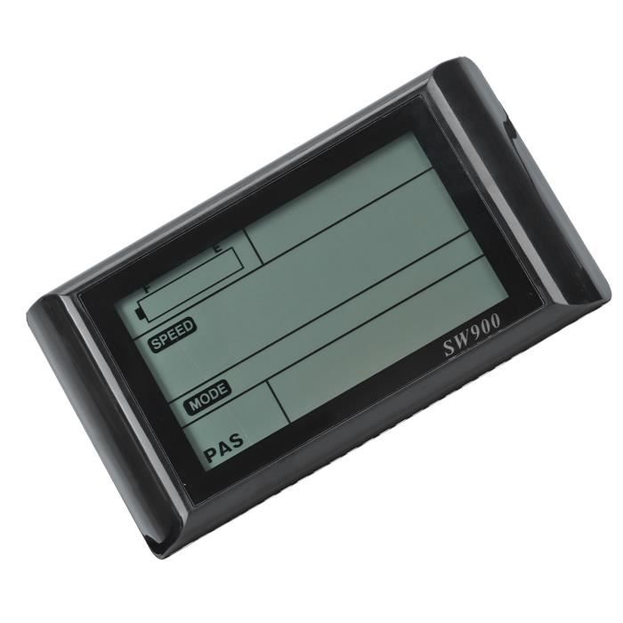 SHO Écran LCD de vélo électrique Vélo électrique SW900 écran LCD 24V ...