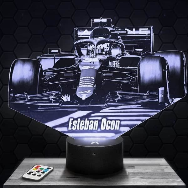 Lampe De Chevet, Veilleuse Tactile Formule 1 Esteban Ocon F1 Alpine ...
