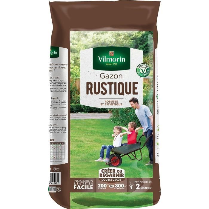 4460416 Gazon Rustique, Vert, 5 Kg[u71] - Cdiscount Jardin