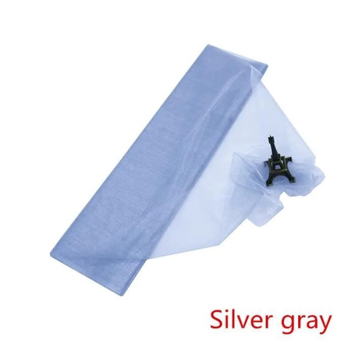 Rouleau de Tulle de 48cm de large,5m-10m,Organza de couleur Pure pour ...