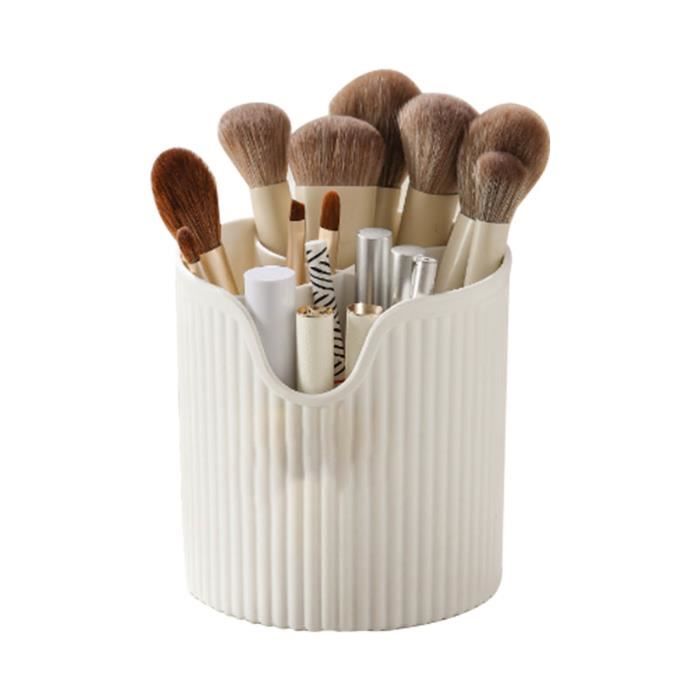 MAD Pot à stylo de bureau 4 compartiments grande capacité rangement ...