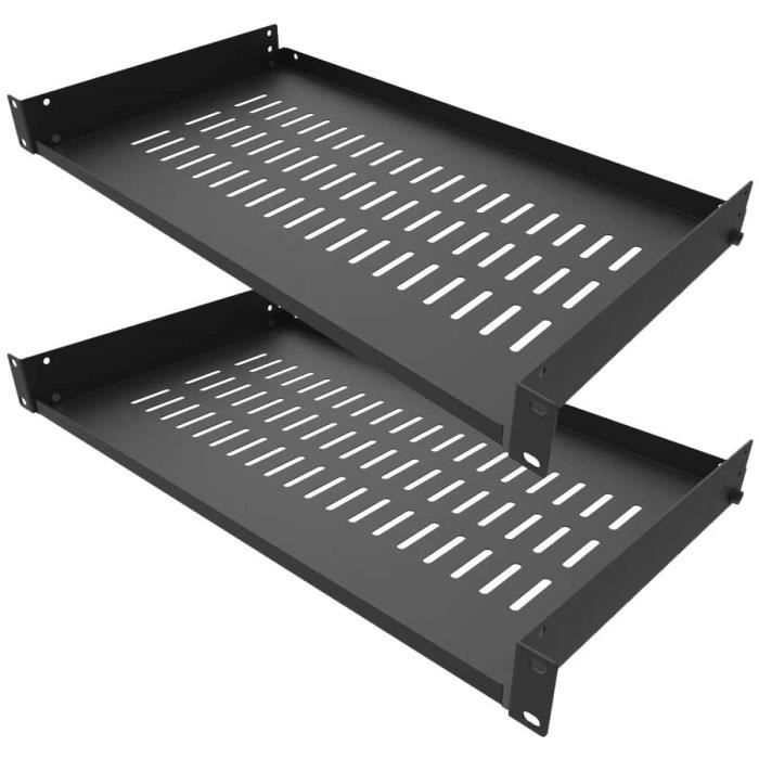 Rack Pour Ordinateur Et Serveur - Limics24 - Lot 2 Tablettes 1U 19 ...
