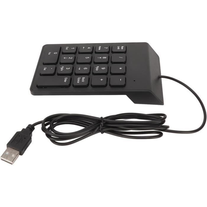 Pavé Numérique Filaire Usb, Mini Clavier Numérique Externe 18 Touches ...