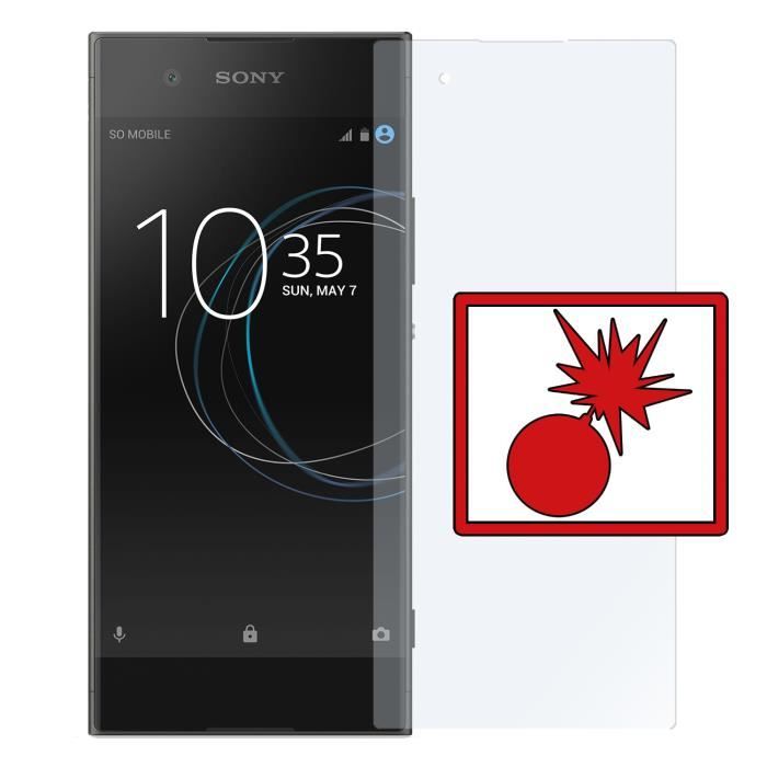 2 x Slabo Film de protection d'écran blindé Sony Xperia XA1 Film de ...