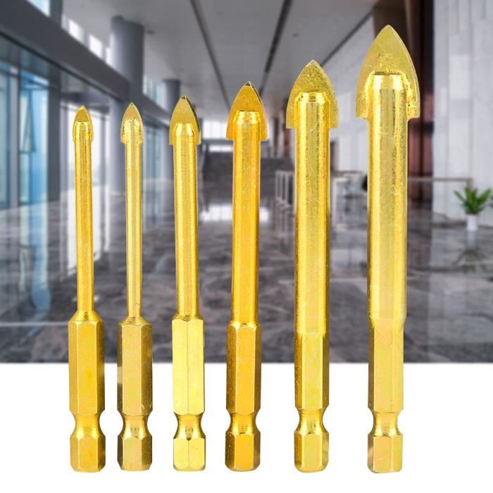 Foret à tête de pointe triangulaire 6Pcs Triangle Spear Point Head ...