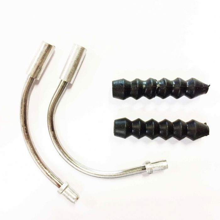 Coudes V-Brake en acier avec 2 soufflets en caoutchouc - VELOX - 90/135 ...