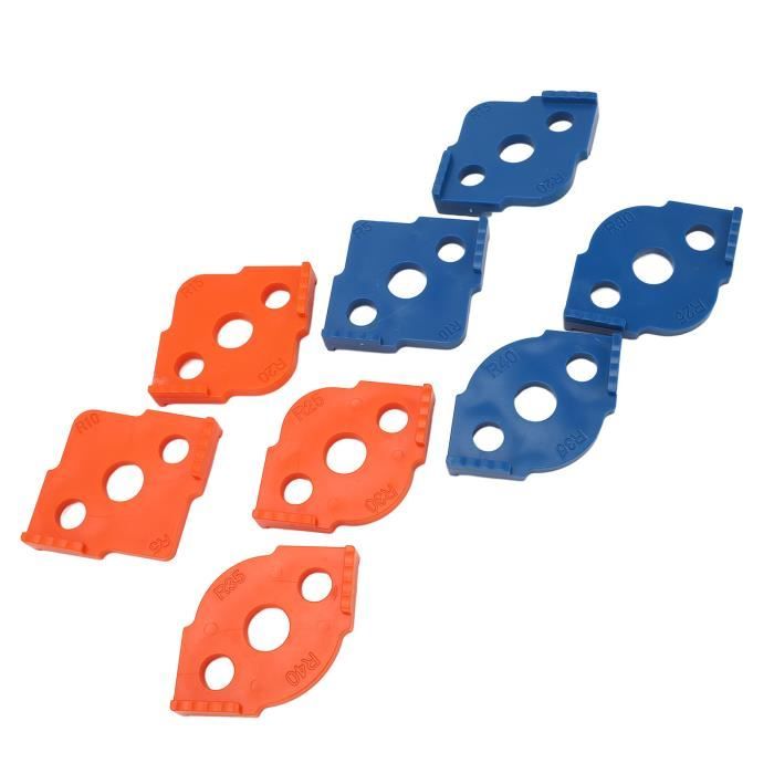 Milleplus-Radius Jig Router Template Gabarit de Rayon D'angle pour le Travail du Bois : Gabarit ...