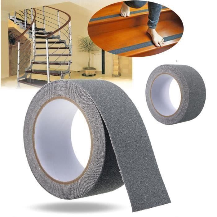 Pvc ruban adhésif antidérapant 5cmx500cm gris my08097 - Cdiscount Bricolage