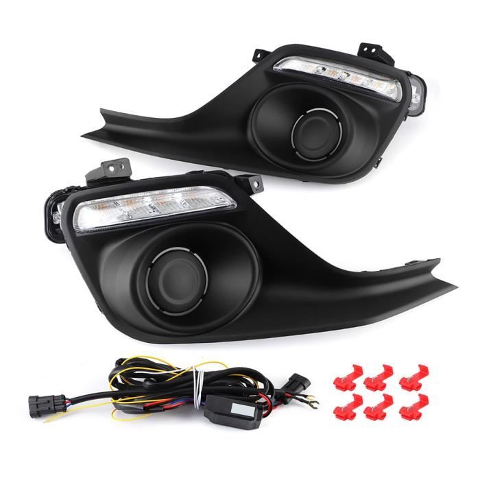 Feu de Circulation Diurne LED 6000-6700K Adapté pour Suzuki Swift 2018 ...