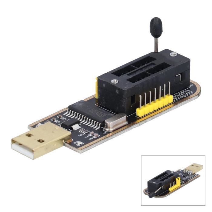 Cikonielf Programmeur USB CH341A CH341A USB Module de carte de ...