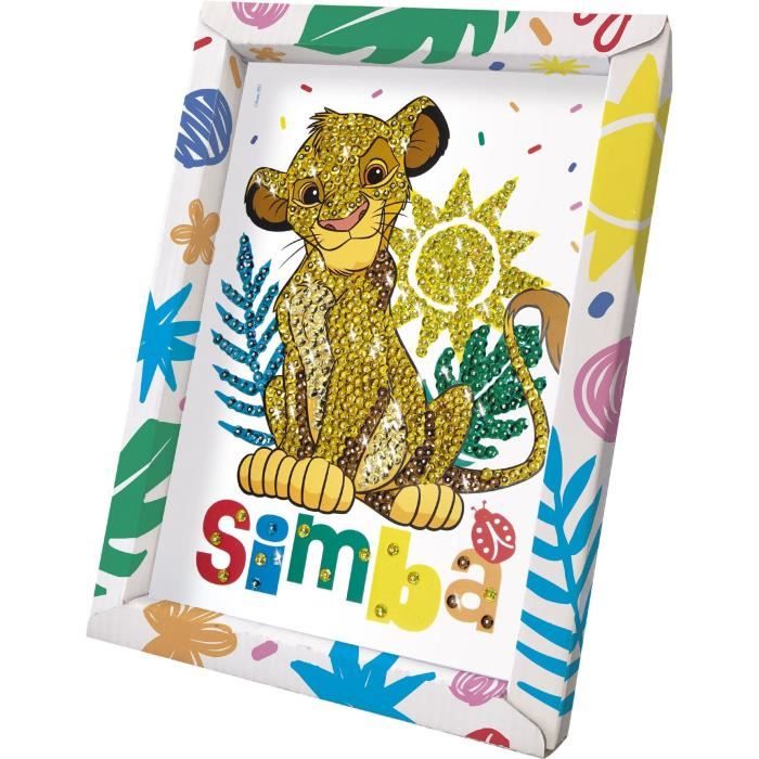 Jeu de création - LANSAY - Collection sequins - SIMBA LE ROI LION - Dès ...