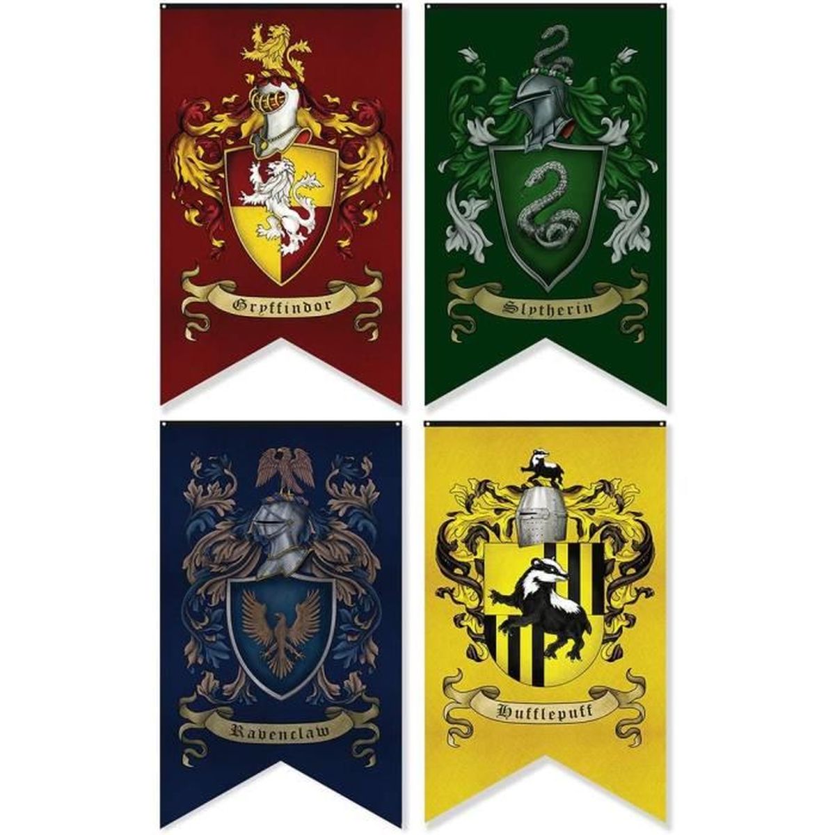 Harry Potter 20 "x30 Poudlard Ensemble Maison Grandes Bannières de Fête ...