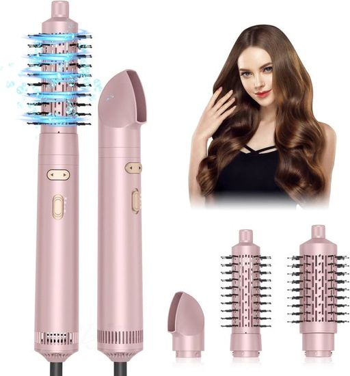 Brosse Rotative Cheveux Ionique Avec 2 Accessoires: 38Mm/50Mm,2 ...