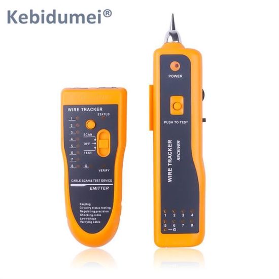 1pc RJ11 RJ45 Cat5 Cat6 Telephone Wire Tracker Tracer Toner Ethernet ...