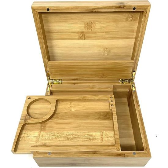Rigasz Boîte à rouler en bambou Motif crâne[1963] - Cdiscount Maison