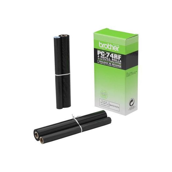 Rouleau transfert thermique - BROTHER - T72 - 4 rouleaux - Noir ...
