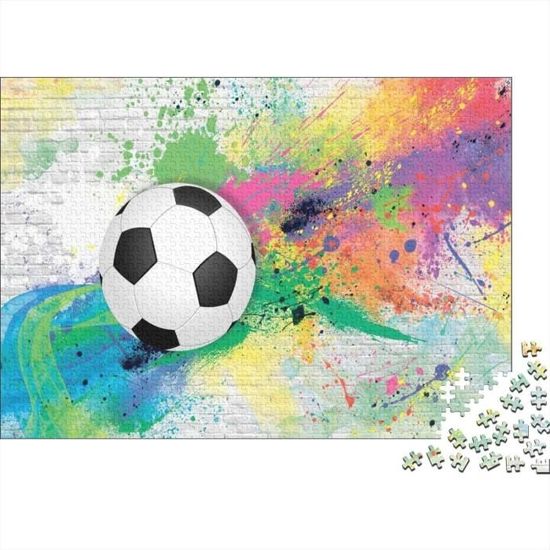 Ball Sports Puzzle Adulte 1000 Pièces Football Puzzle Classique Puzzle ...