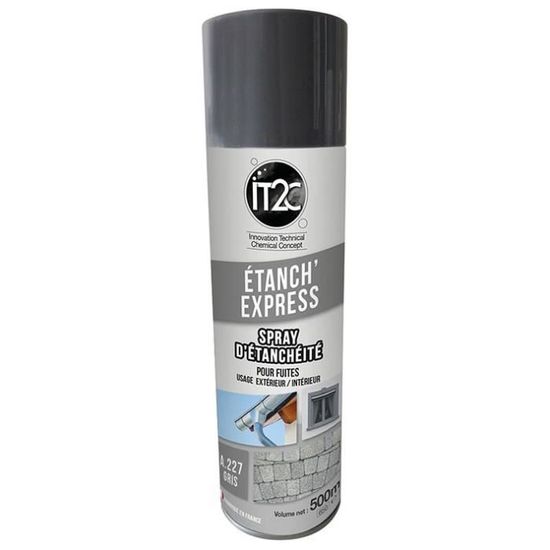IT2C Etanch express spray - 500 ml - Gris - Cdiscount Bricolage