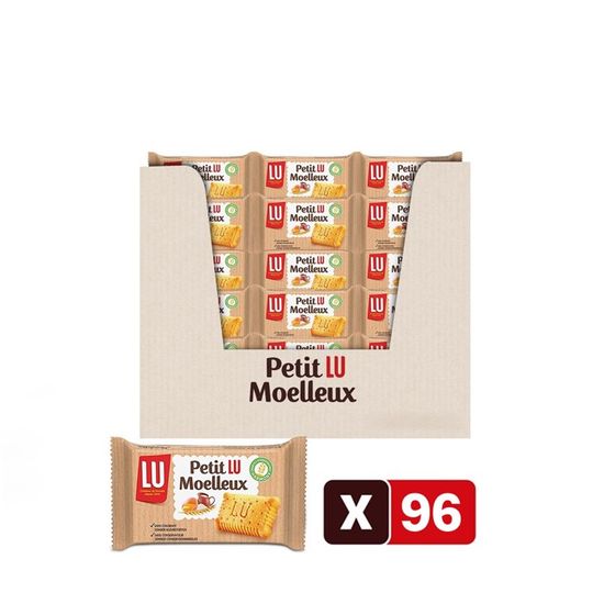 LU - 2 cartons de 46 sachets du Petit LU Moelleux - Gâteau Moelleux ...