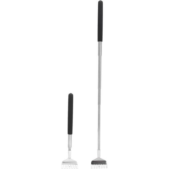 Lot De 2 Gratte-dos Rétractables – Gratte-dos Manuel Portable En Acier Inoxydable Et Masseur ...