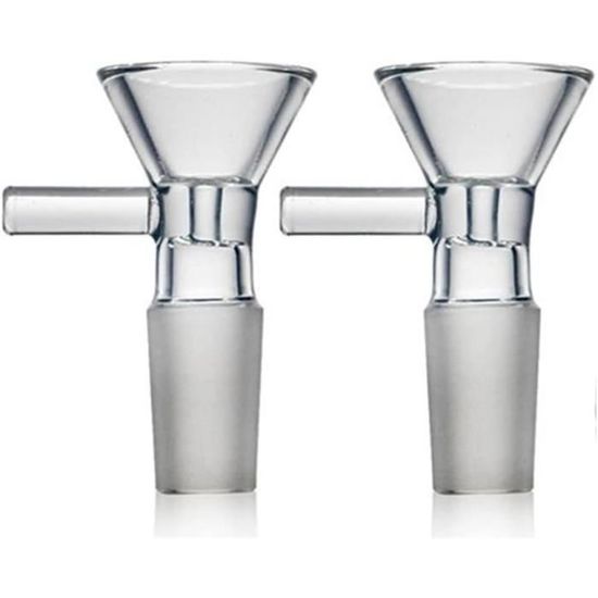 18.8Mm Clair Verre Bong 14.4Mm Et Waterpipes Narguilé Smoking Bong Bowl ...