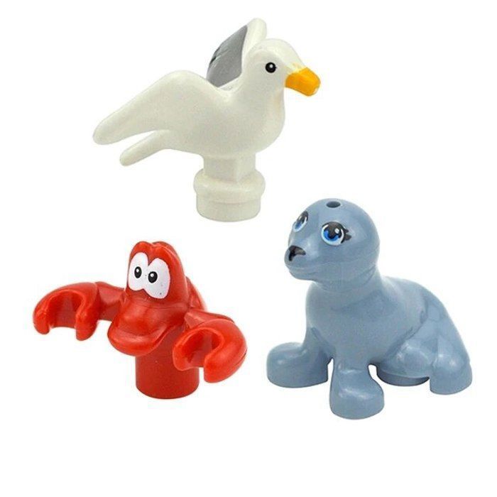 Assemblage construction,Bloc de construction Animal MOC City,figurines ...