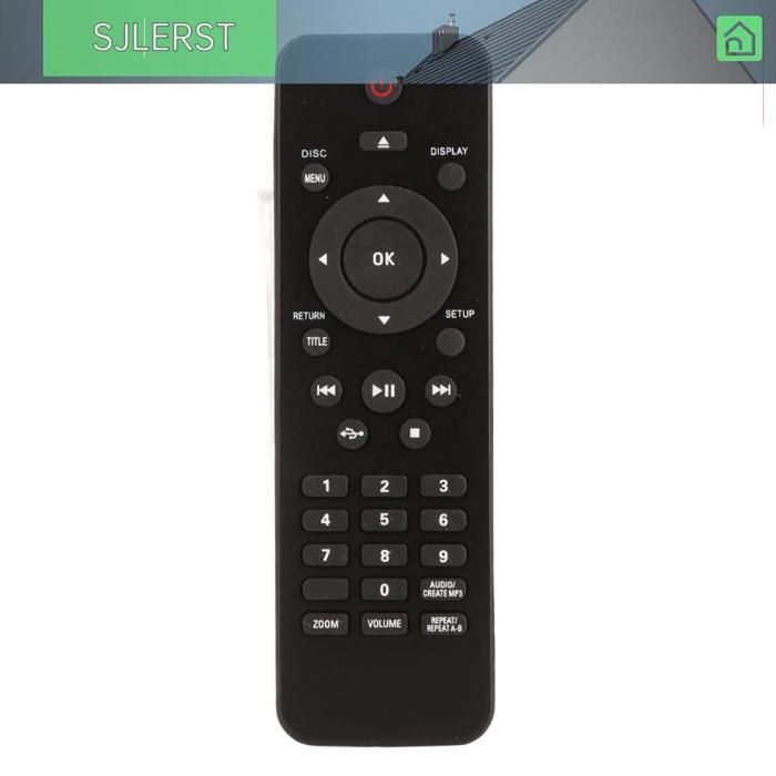 Télécommande de Lecteur DVD, Télécommande Universelle de Remplacement ...