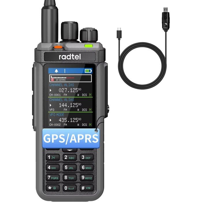 Radtel RT-880G GPS APRS Radio Amateur 10W Talkie-walkie Radio CB ...