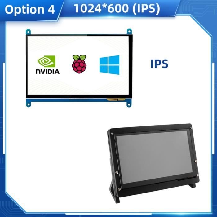 Option 4 IPS - Écran Tactile Ips Raspberry Pi 4, 1024x600 Ou 800x480 ...