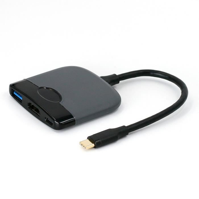 Noir - DATA FROG – Station d'accueil TV 3 en 1, Adaptateur USB 3.0 Hub ...