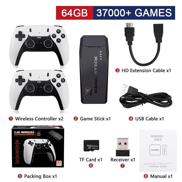 Jaune - Manette de jeu sans fil pour PSP, PS1, GBA, console de jeu ...