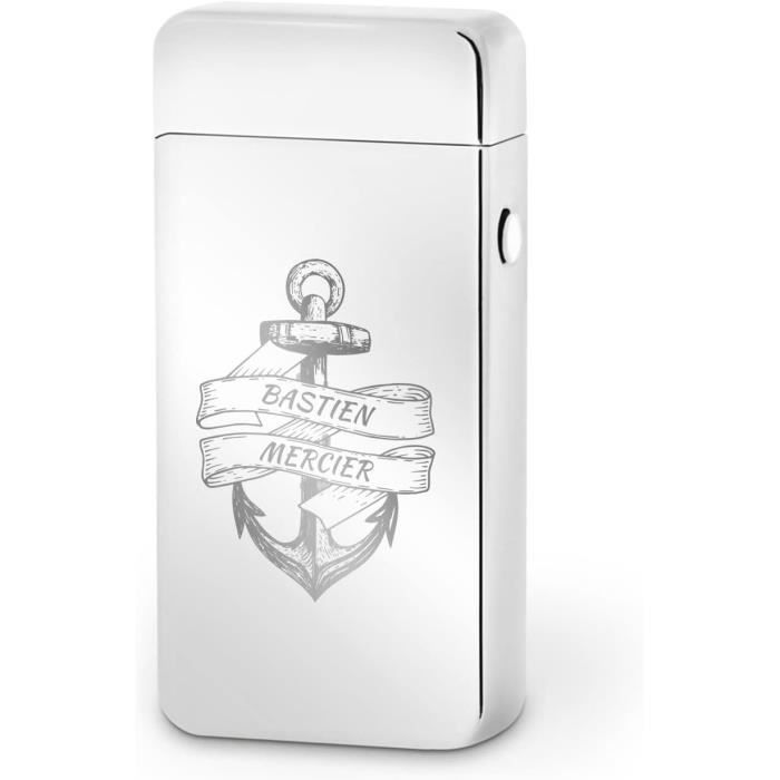 Briquet Arc Électrique Personnalisable - Briquet Rechargeable Usb ...