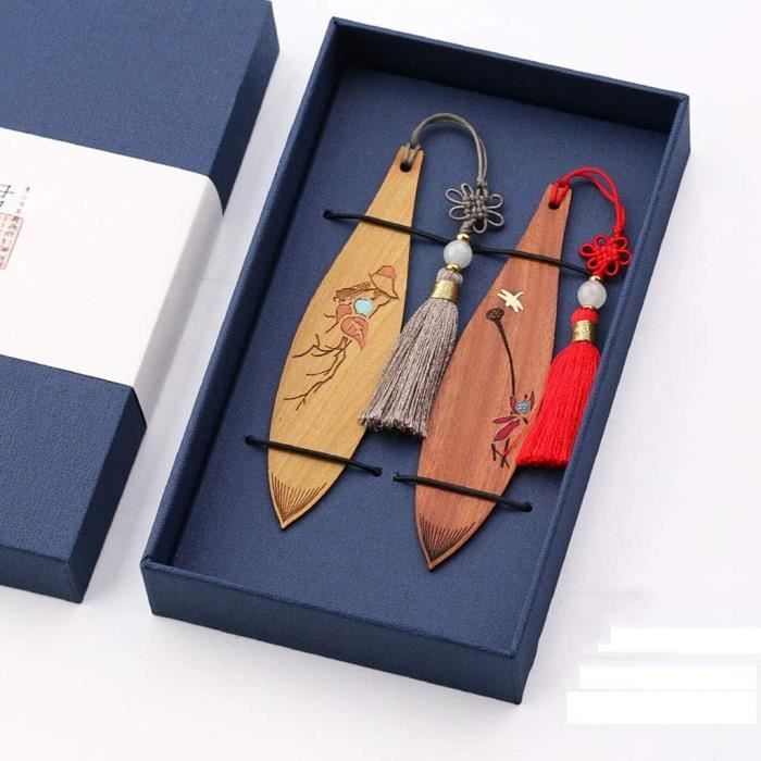 Signet 2 Coffrets Cadeaux Avec Style Chinois Signets, Cadeaux Créatifs ...