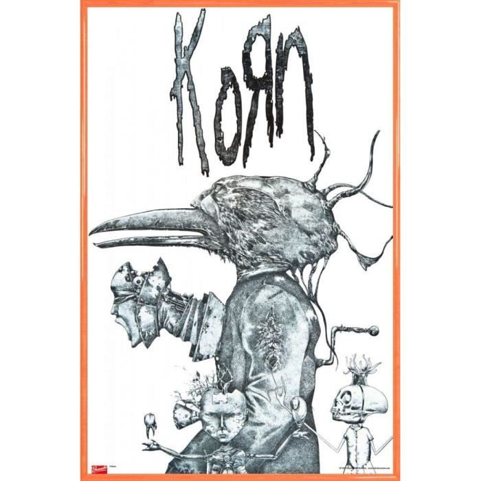 Korn Affiche Murale Et Cadre (Plastique) - Untitled (91 X 61Cm)[u7402 ...