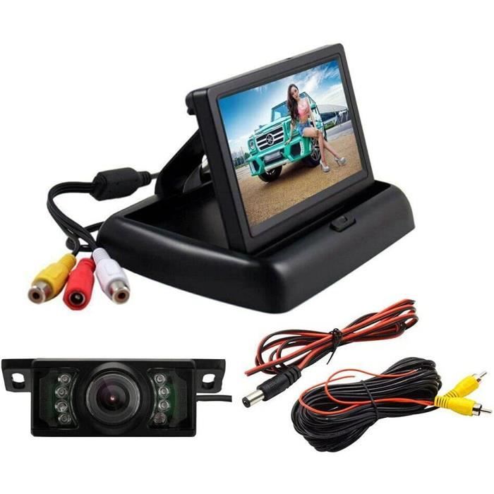 Kit caméra de recul sans Fil , Moniteur LCD TFT HD 4,3 Pouces + caméra ...