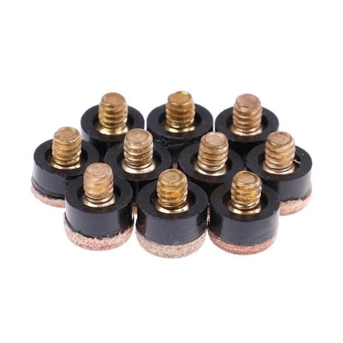 [10 mm] 10 pièces à visser embouts de billard accessoires de billard ...