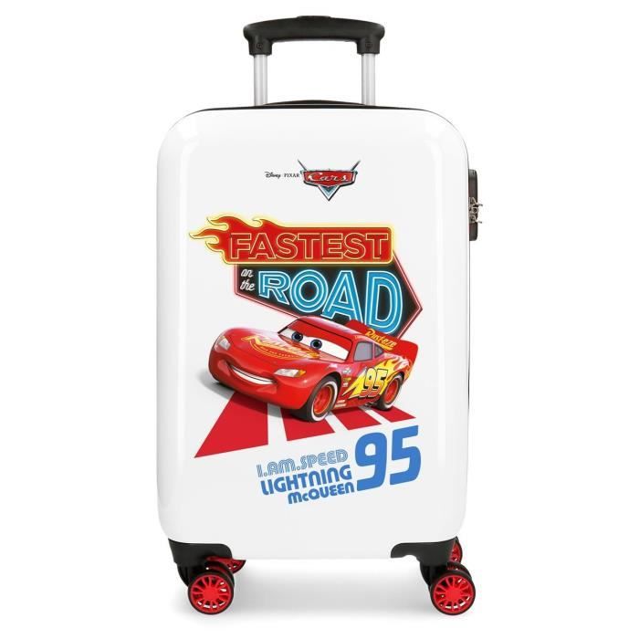 Valise Trolley Cabine Cars - DISNEY - ABS - 4 roulettes - Multicolore ...