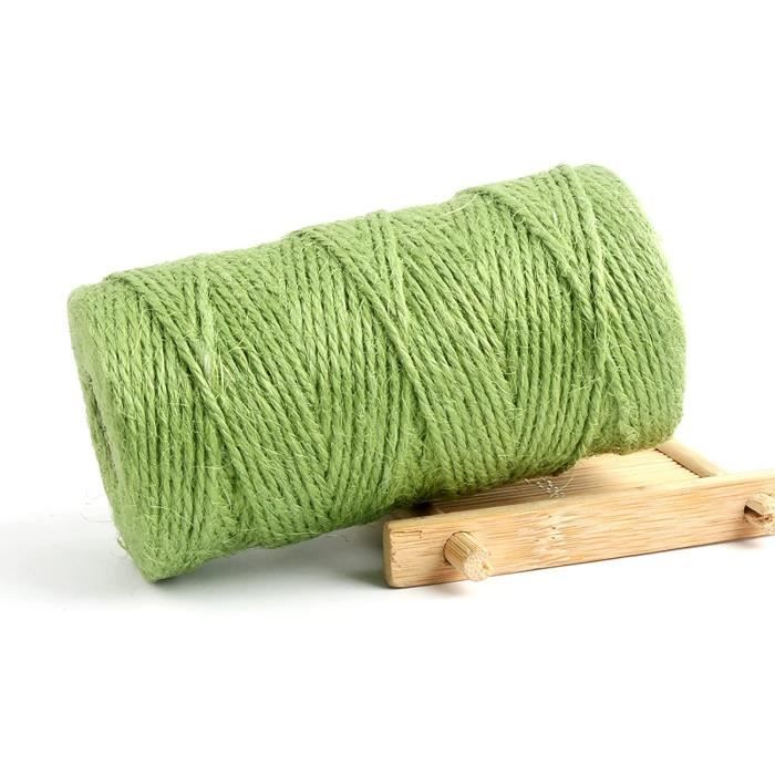 Rouleau Unique De Corde De Chanvre Coloré, 100 Mètres Par Rouleau ...