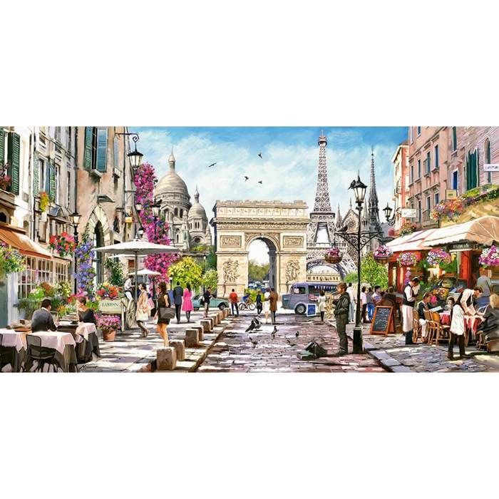 Puzzle 4000 pièces : Le charme de Paris - Cdiscount Jeux - Jouets