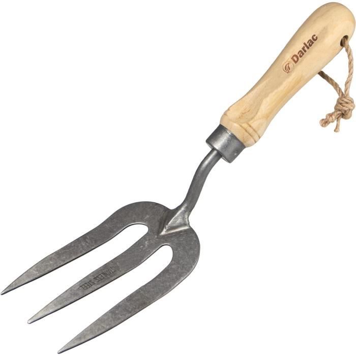 Fourche À Main De Jardin Avec Manche En Bambou Idéal Pour Le Désherbage ...