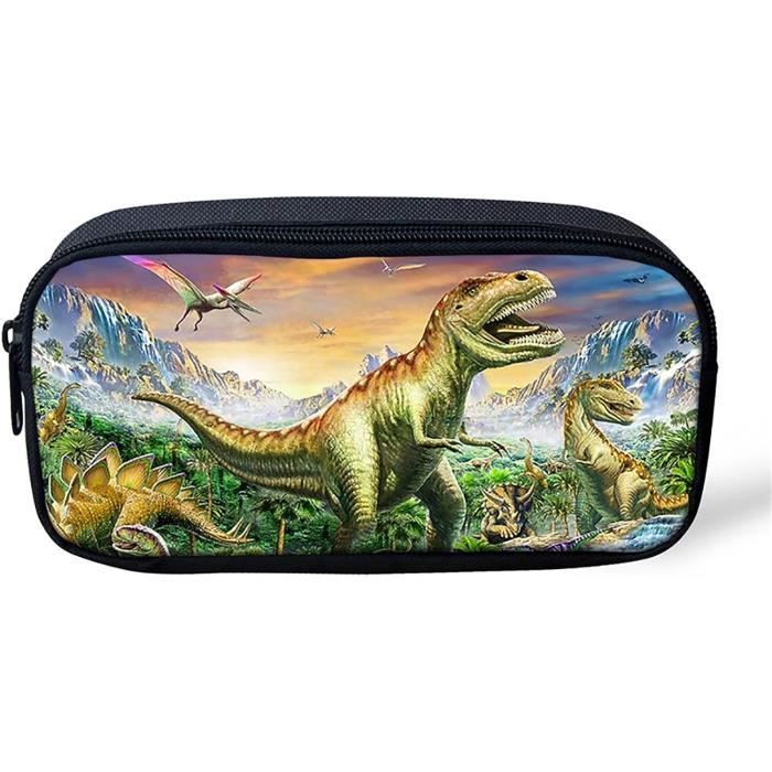 Trousse à crayons sympa en forme de dinosaure pour garçons et filles ...