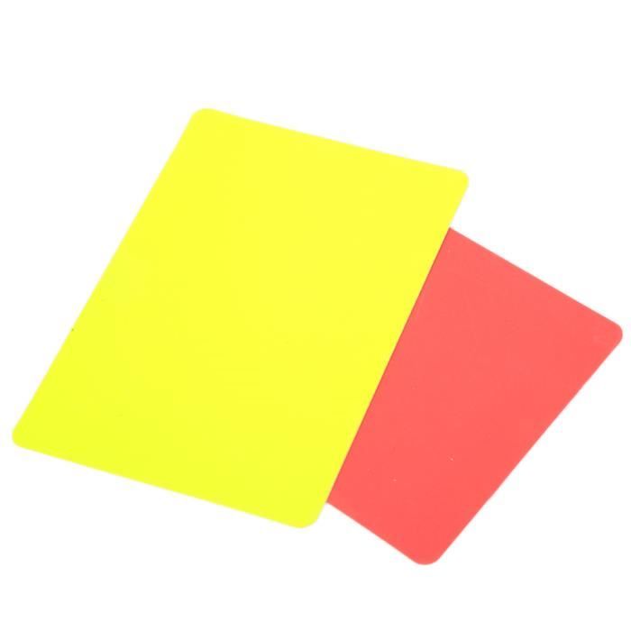 SWT Cartons Arbitre Football,Carton Rouge et Jaune Foot 85670 - Cdiscount