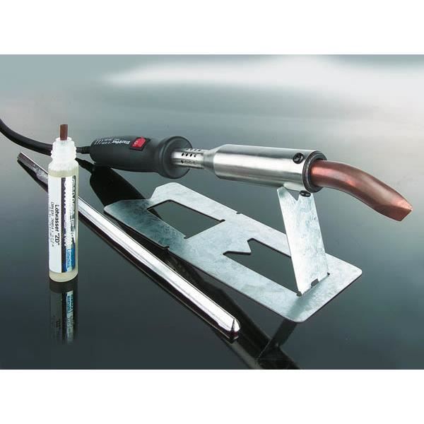 Fer à souder universel 230V/ 100W avec panne courbée 19 mm Wetekom - Cdiscount Bricolage