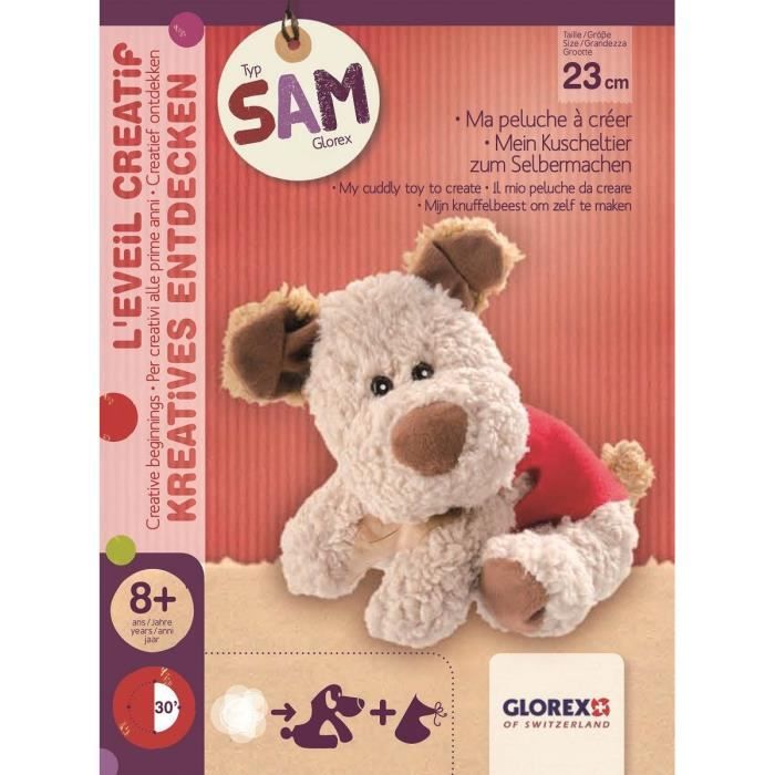 GLOREX Kit "Ma Peluche à Créer" Sam - Cdiscount Beaux-Arts et Loisirs ...