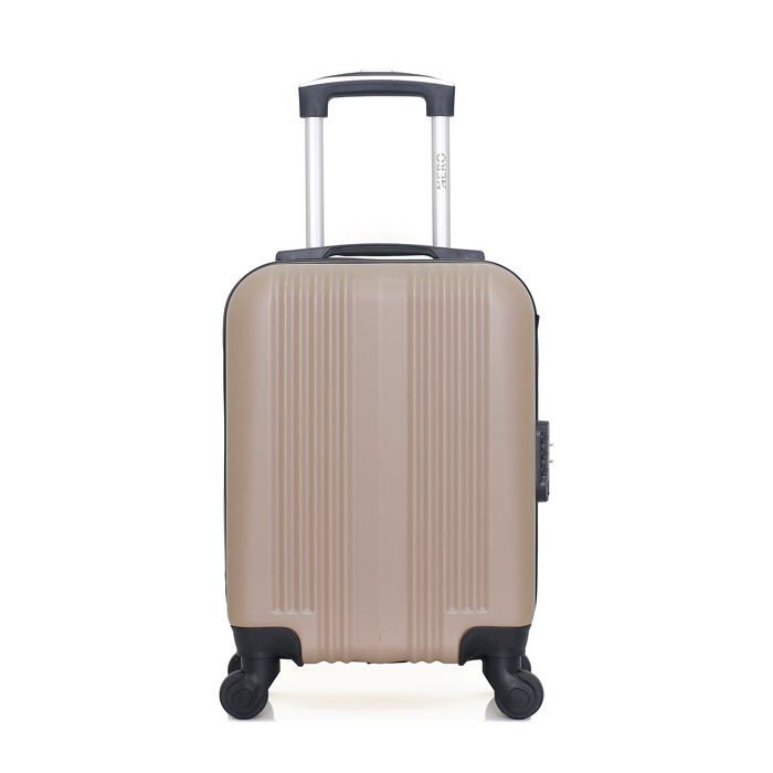 Valise Cabine XXS LIPARI 4 Roues - beige - HERO 46x32x20cm